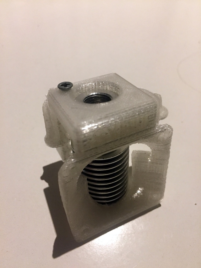 Free 3D file E3D v6 hotend mount for Creality CR7, CR8, CR10. Modular ...