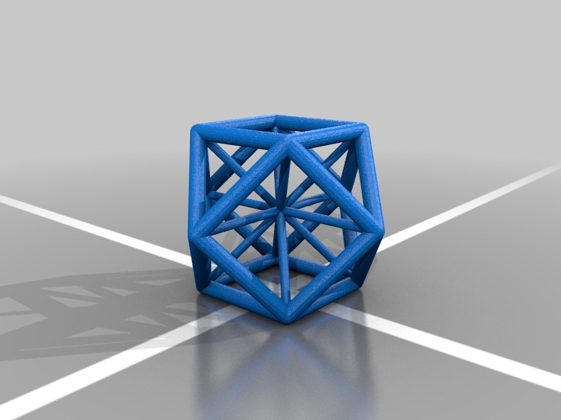 Free 3D file Vector Equilibrium - Cuboctahedron 👽・3D printing model to ...