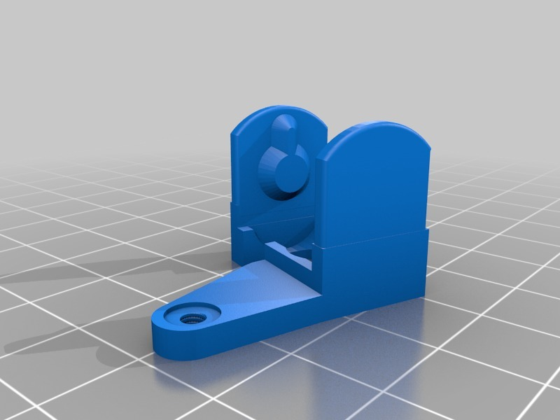 Free 3D file E3D v6 hotend mount for Creality CR7, CR8, CR10. Modular ...