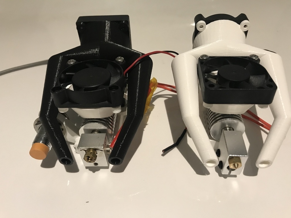 Free 3D file E3D v6 Hotend mount for Creality CR7, CR8, CR10. Support standard and Volcano ...