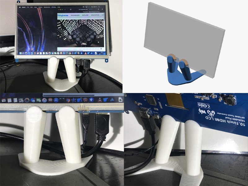 Free 3D file Display stand for Waveshare 10" touchscreen 🔌・3D printer ...