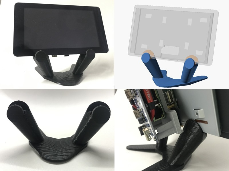 Free 3D file Raspberry Pi 7" screen - Stand 🔌・3D printable design to ...