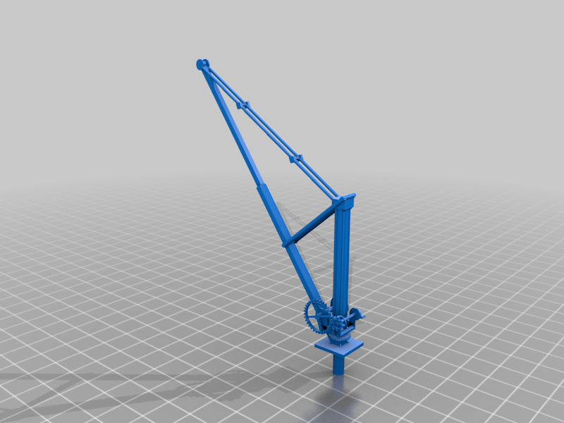 Free 3D file Freelance OO9/009/OO/HO scale crane 🏗️・3D print design to ...