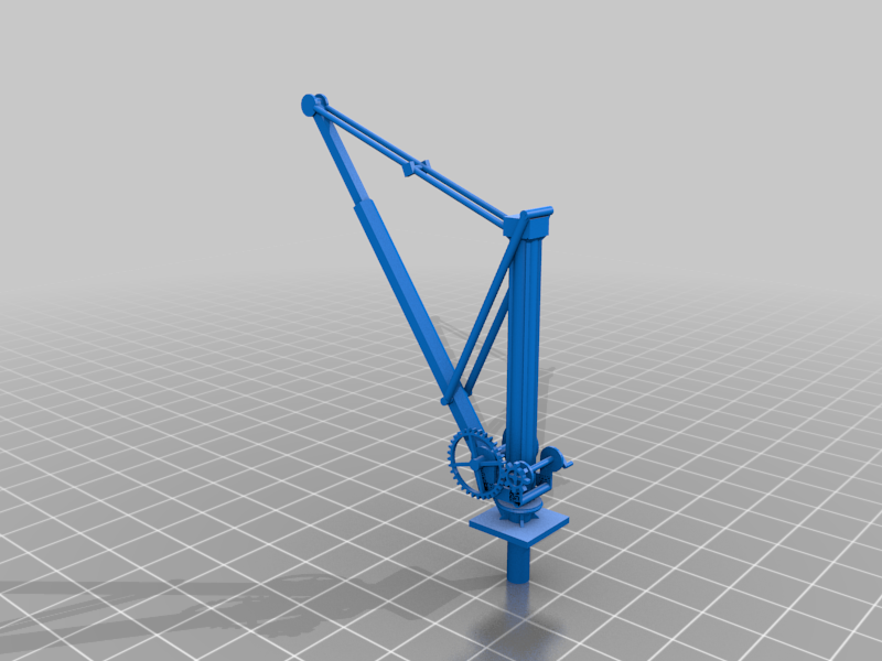 Free 3D file Freelance OO9/009/OO/HO scale crane 🏗️・3D print design to ...