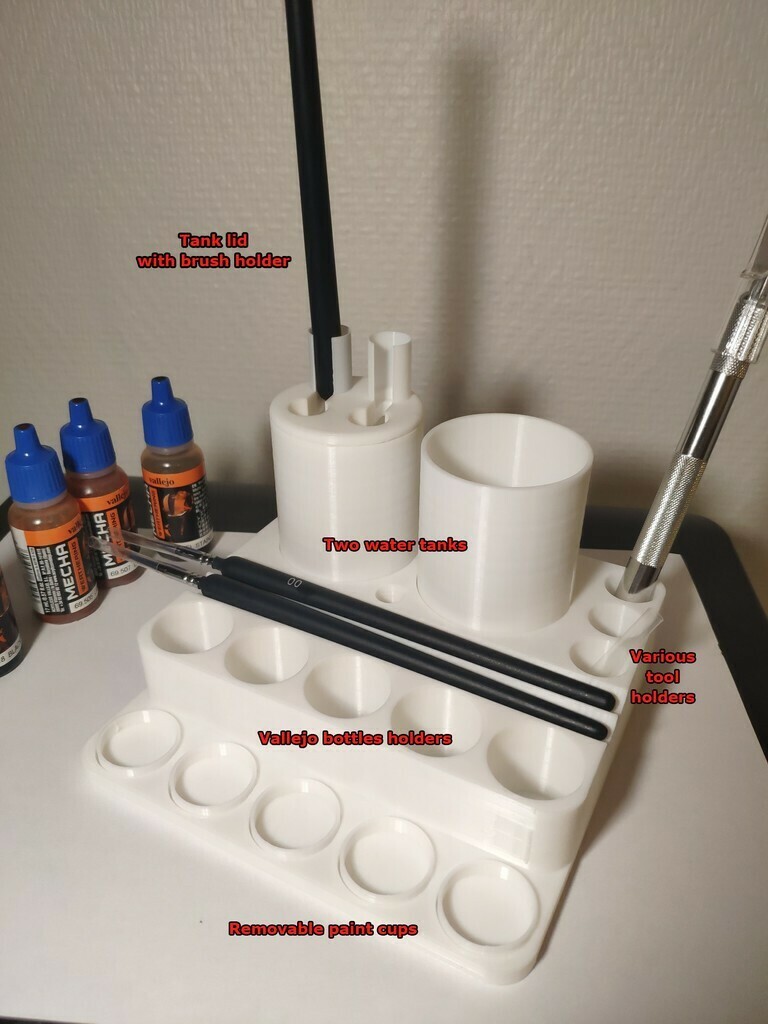 Free 3D file MKMPS - Model Kit Mini Paint Station 🎨・3D printable model ...