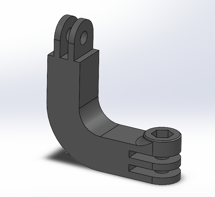 Free 3D file GoPro Extentions 90° and straight CUSTOMIZABLE 🧞‍♂️ ...