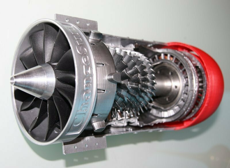 Free 3D file Low Bypass Turbofan Jet Engine 💭・3D print design to ...