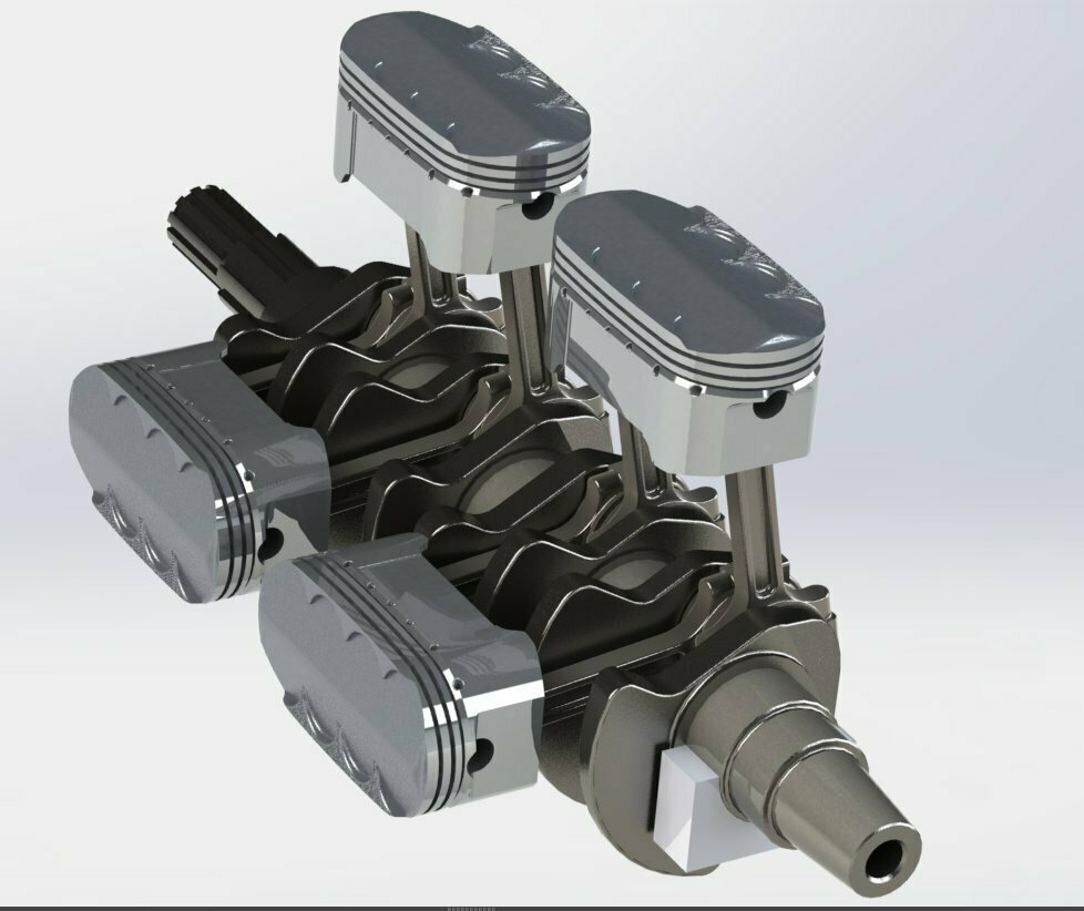 Archivo 3D gratuito Motor de pistones ovalados 💭・Design para impresora 3D para descargar・Cults