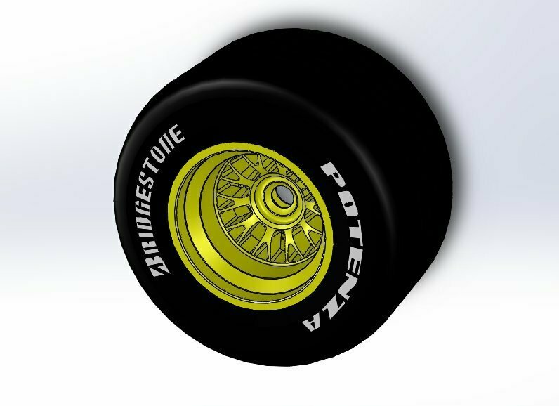 Free 3D file Formula 1 rear tire 💭・3D printing model to download・Cults