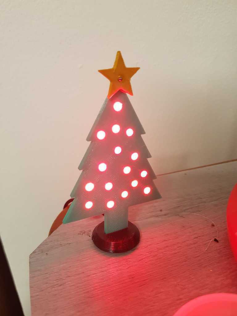 Free 3D file Christmas tree led decoration 🎄・3D printer model to ...