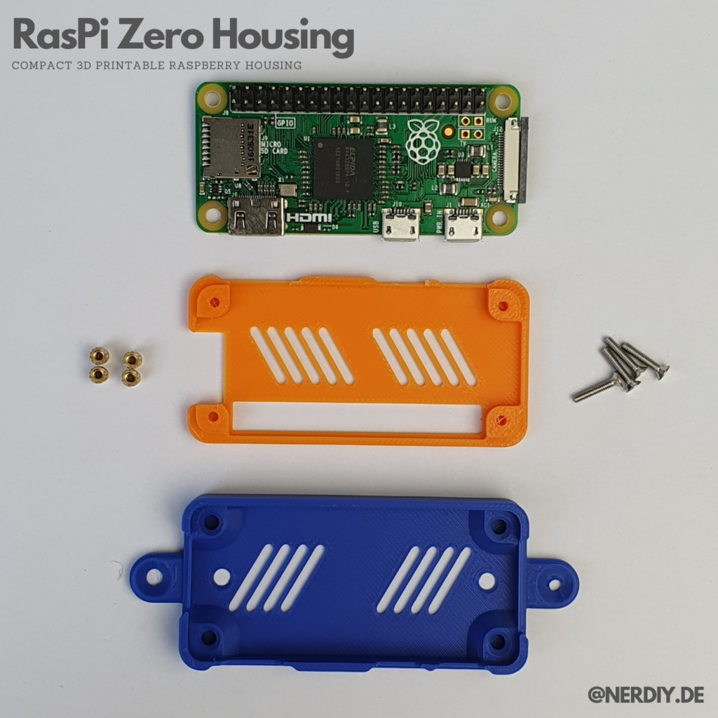 Бесплатный 3D файл Корпус RaspberryPi Zero от Nerdiy.de 🔌・3D-печатная модель для загрузки・Cults