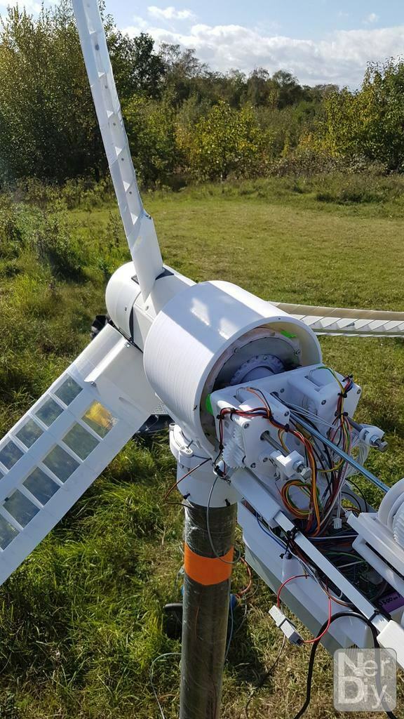 Free STL file WinDIY - A (mostly) 3D printable wind-turbine 🌬️・Model to ...