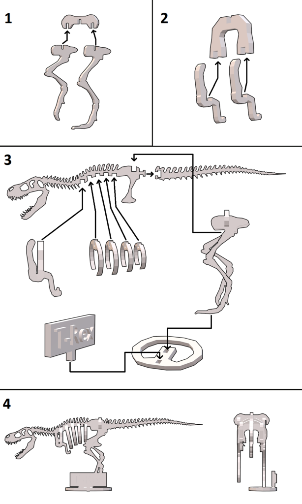 Archivo 3D gratis Tarjeta Kit T-Rex 🦖・Modelo para descargar y imprimir ...