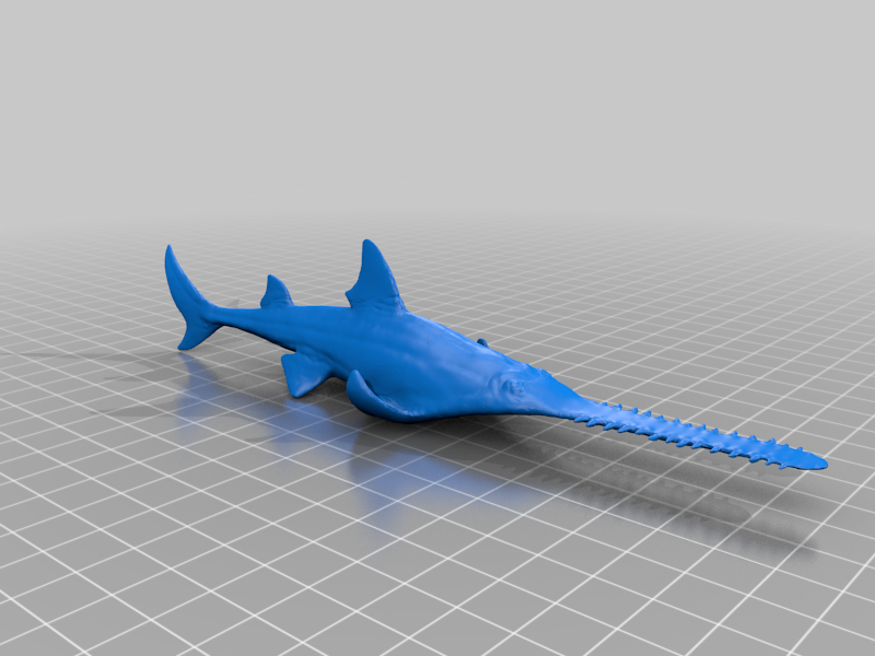 Free 3D file Prehistoric fish (Onchopristis) 🐠・3D print model to ...