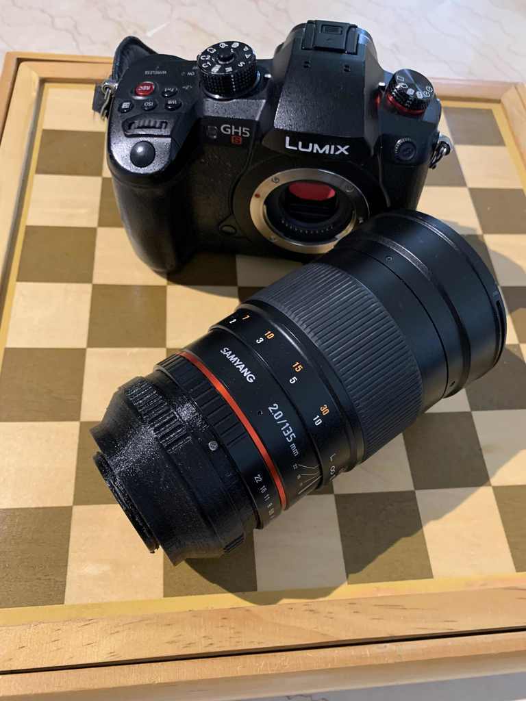 Free 3D file samyang 135mm to micro four third adapter (mft) 📷・3D print ...