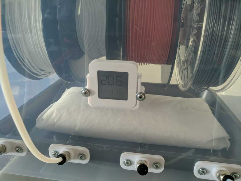 Free 3d File Xiaomi Bluetooth Humidity Sensor Holder đ§ââď¸ăť3d Printing