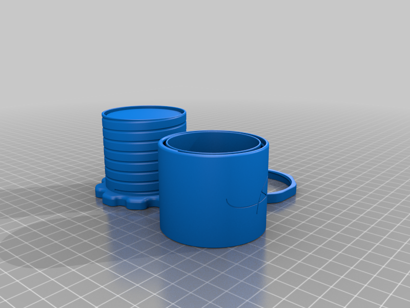 Free 3D file Volumiscale - Adjustable volume measuring cup ☕・3D print ...