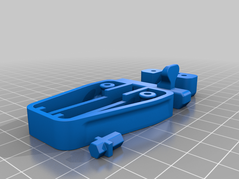 Fichier 3D gratuit Serrure à pêne à ressort pour porte coulissante ...