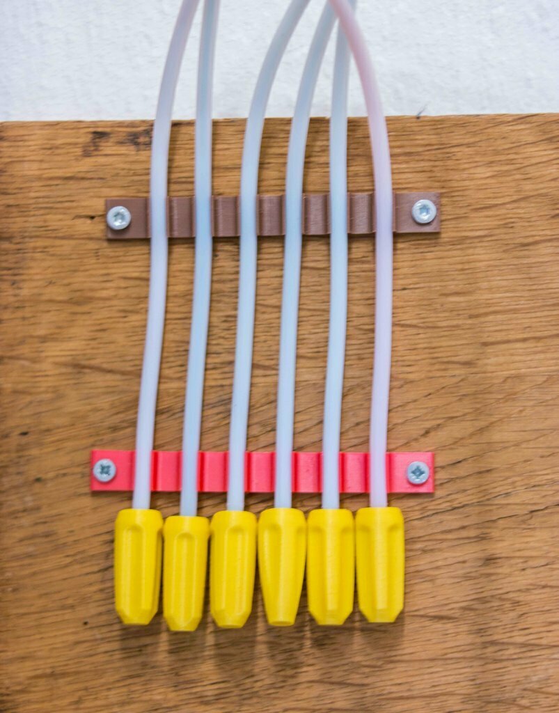 Free 3D file PTFE tube cap to keep the filament dry + Tube Holder 🧢・3D ...