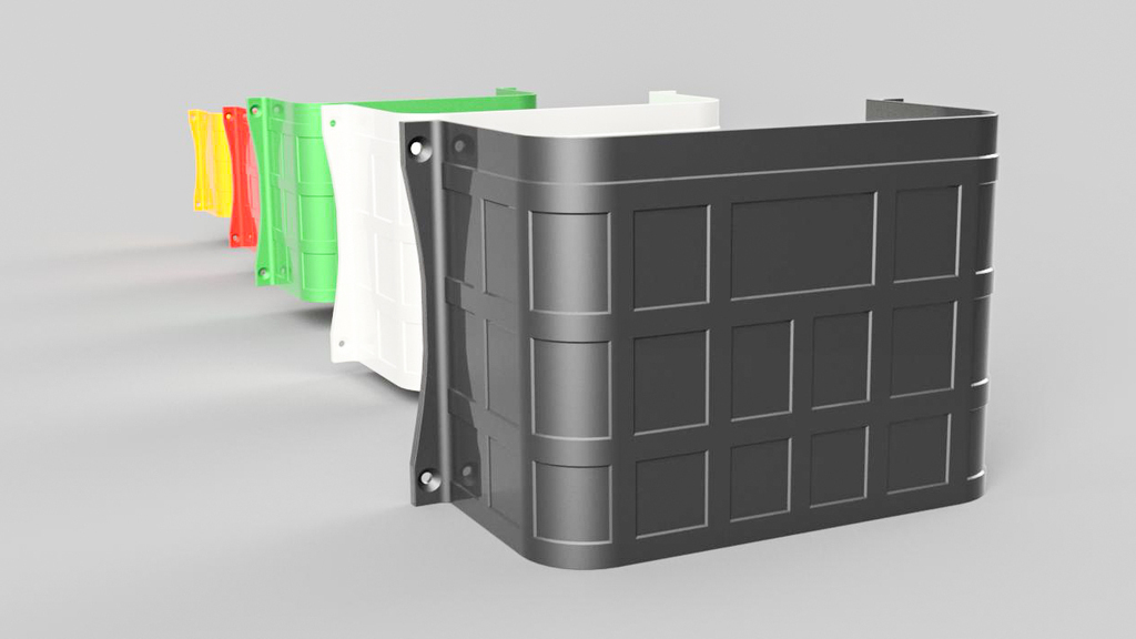 Free 3D file Simple Compartments for shelfs, doors, a wall, .. 🚪・Model ...