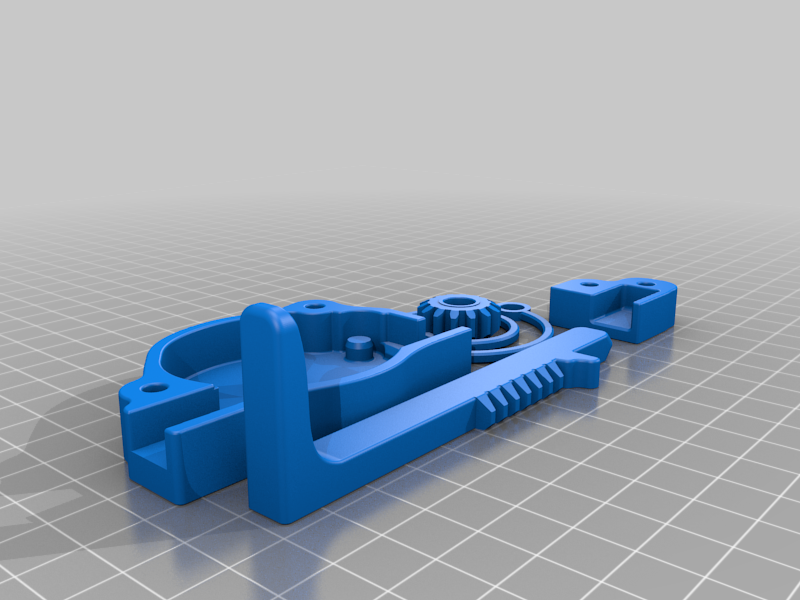 Fichier 3D gratuit Serrure à pêne à ressort pour porte coulissante ...