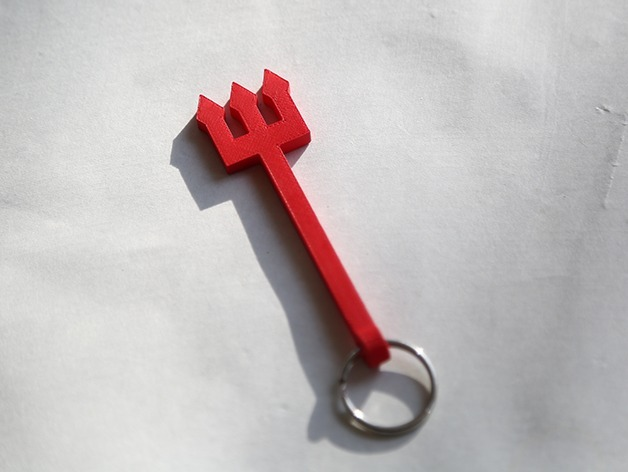 Free 3D file Man Utd Devil Fork w/ Key Ring 👨・3D print design to ...