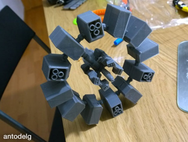 Free 3D file Interstellar Endurance 🧪・3D print design to download・Cults