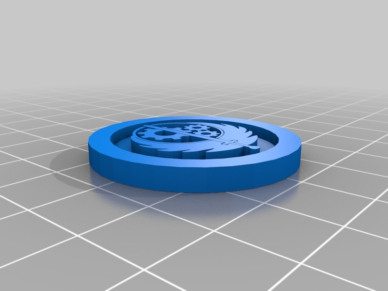 Free 3D file BrotherHood Of Steel Token 🧞‍♂️・3D printable design to ...