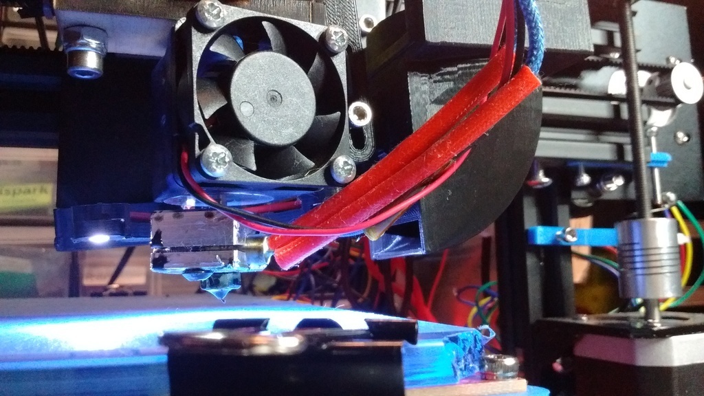 Free 3D file Pretty Good LED Bar and Okay Fan Shroud for Makerfarm ...