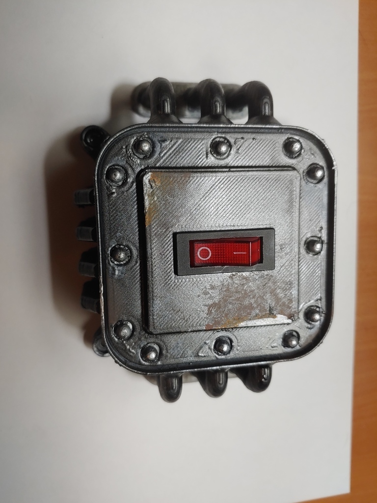 Free 3D file Sci-Fi Rocker Switch Box 📦・3D print model to download・Cults