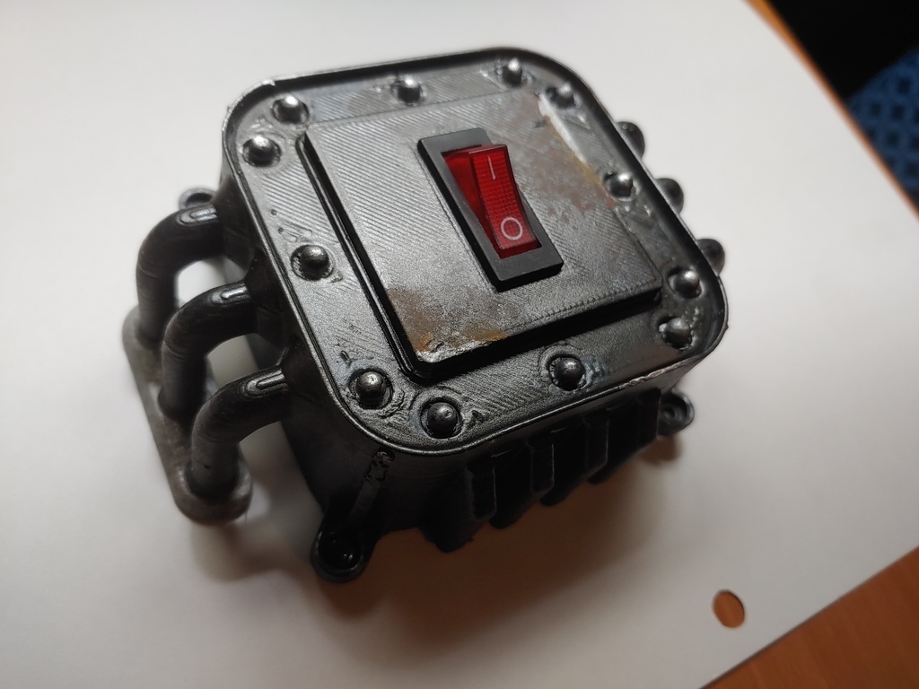 Free 3D file Sci-Fi Rocker Switch Box 📦・3D print model to download・Cults