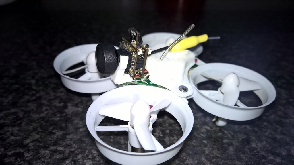 Free 3D file Whoop Camera Mount (ultra-light) - 10 Degrees angle 📷・3D ...