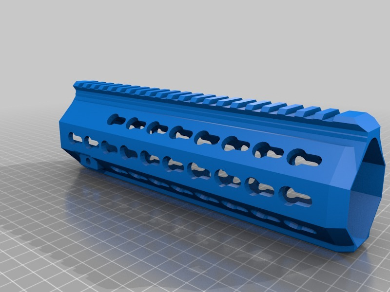 Free 3D file HK416 Keymod Rail 🔫・Model to download and 3D print・Cults