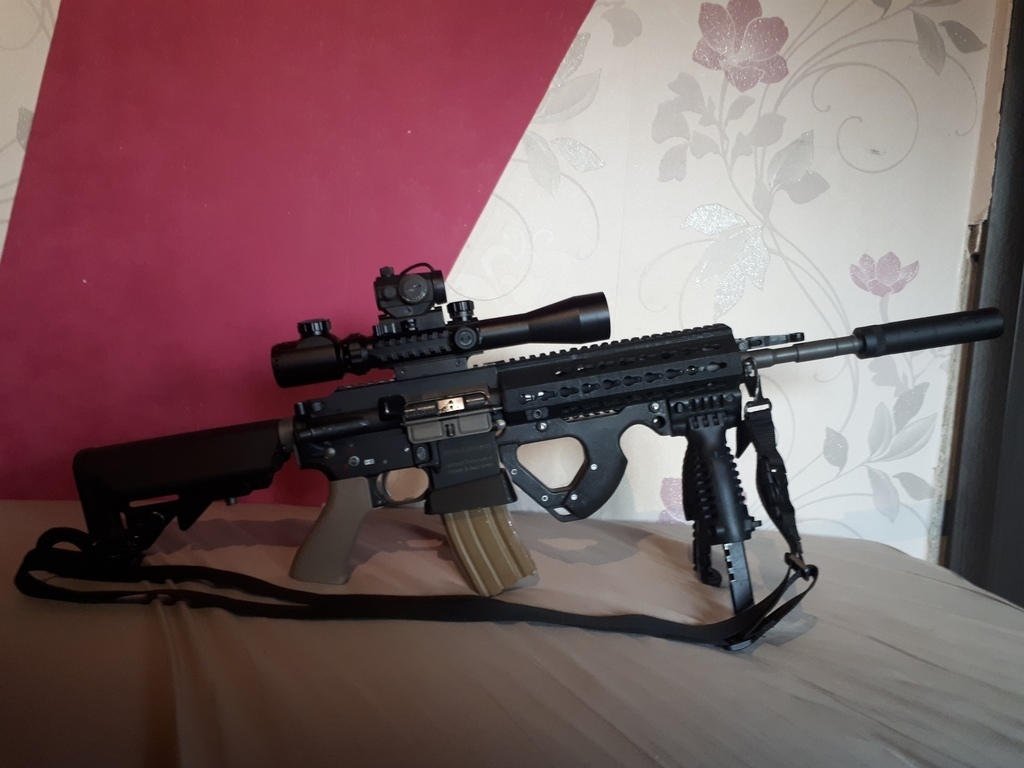 Fichier 3D gratuit Rail Keymod HK416 🔫・Design pour impression 3D à ...