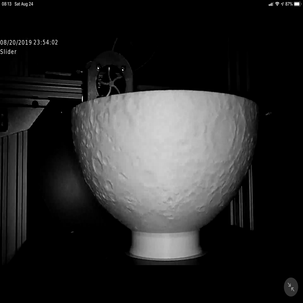 Free 3D file Lunar Lamp: 8" Moon with Light-Mount for Ceiling-Fan 🔦 ...