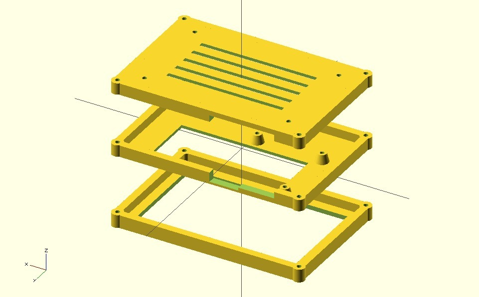 Free 3D file 5" 800x480 HDMI Display shell 🐚・Model to download and 3D ...