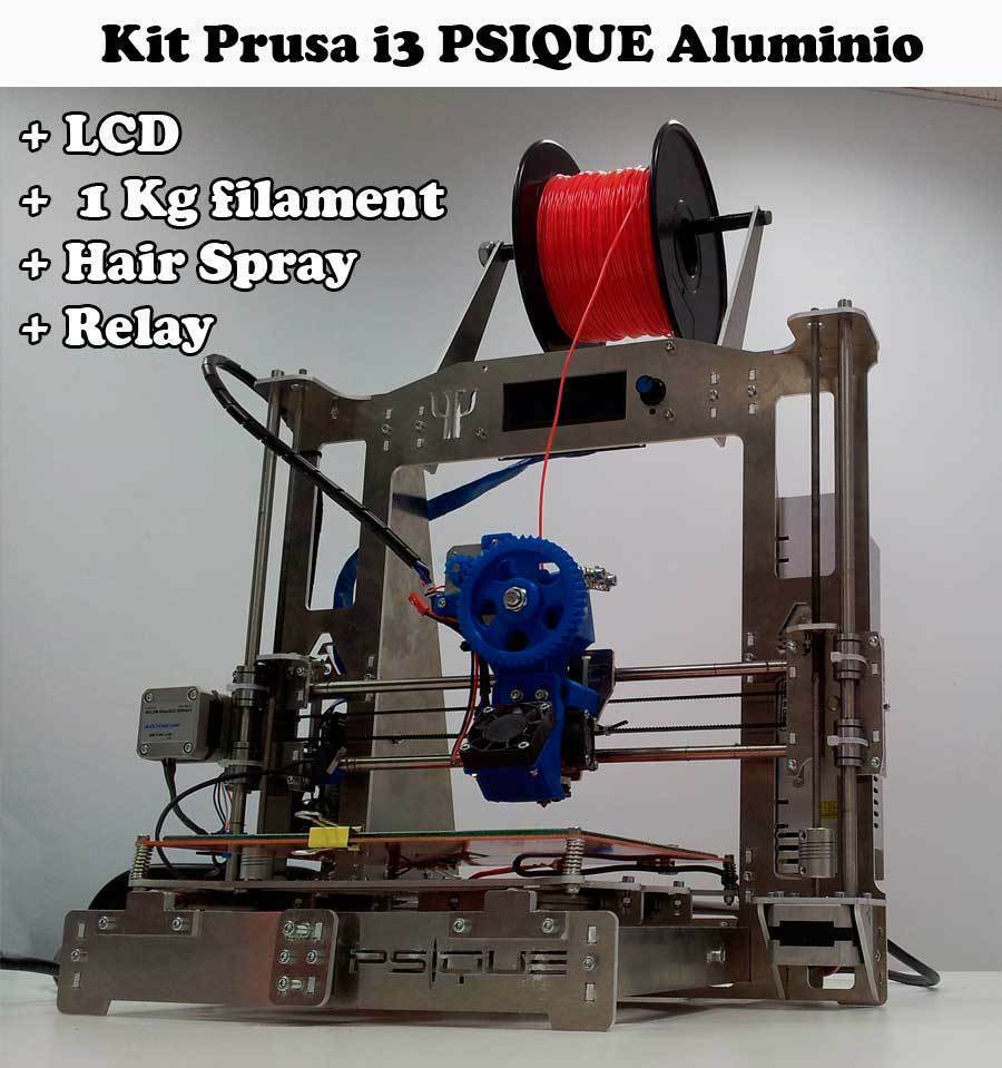 Free 3D file Prusa i3 Steel PSIQUE Aluminium and Steel printed parts ...