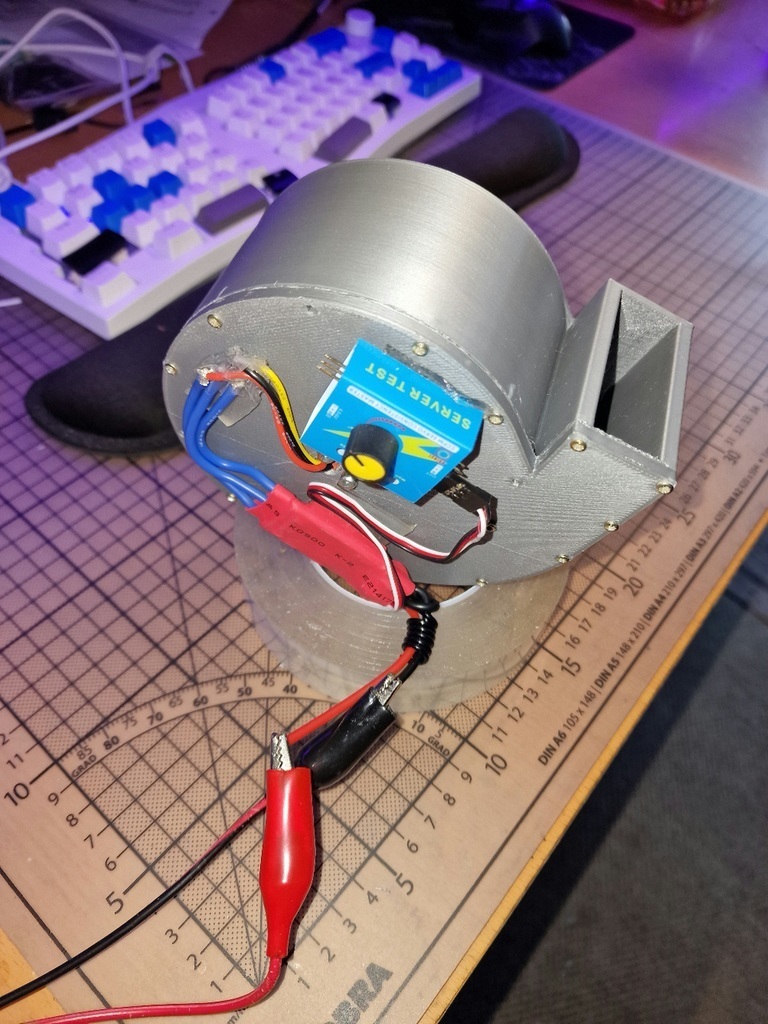 STL file Tangential/Radial fan, Gebläse, full parametric ⚙️・3D printing ...