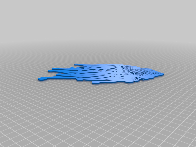 Free 3D file Freya goddess of love Voronoi wall decoration ️‍🔥・Model to ...