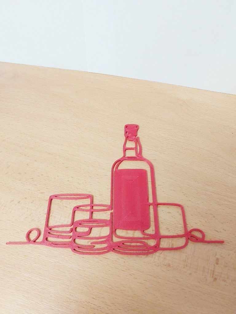 Free 3D file Whisky and glasses / Whisky a skleničky wall decoration 🥃 ...