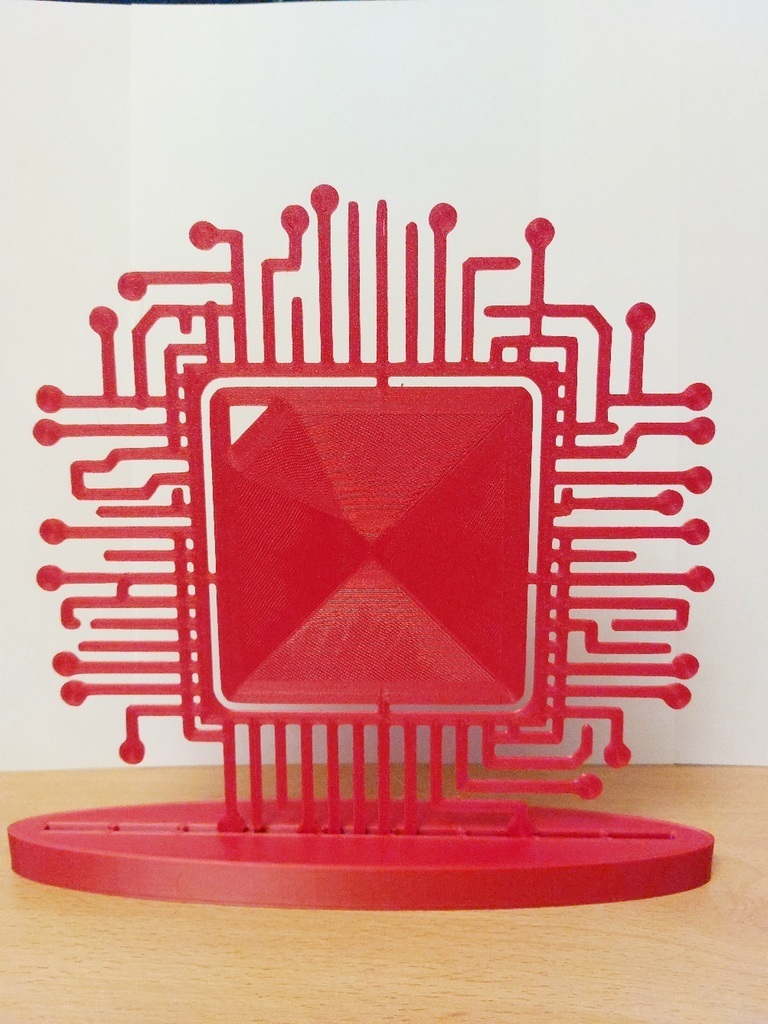 Free 3D file Processor wall decoration 🎨・3D print model to download・Cults