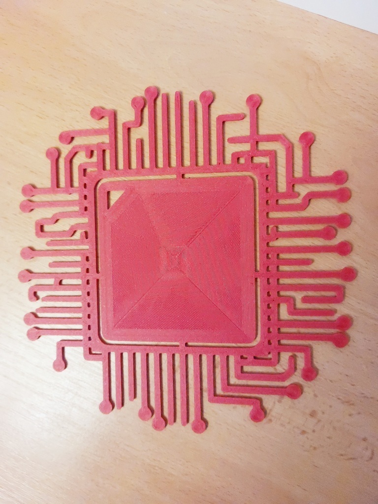 Free 3D file Processor wall decoration 🎨・3D print model to download・Cults