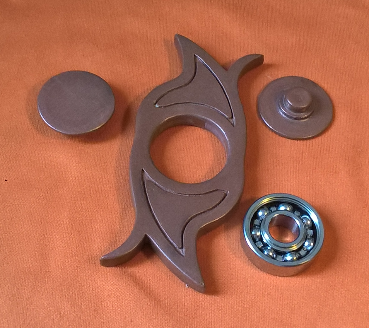 STL file Hand spinner copper・3D printable design to download・Cults