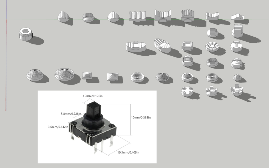 Free 3D file Hotas & FlightSim POV/Hat Switches - Adapted for 5 way ...