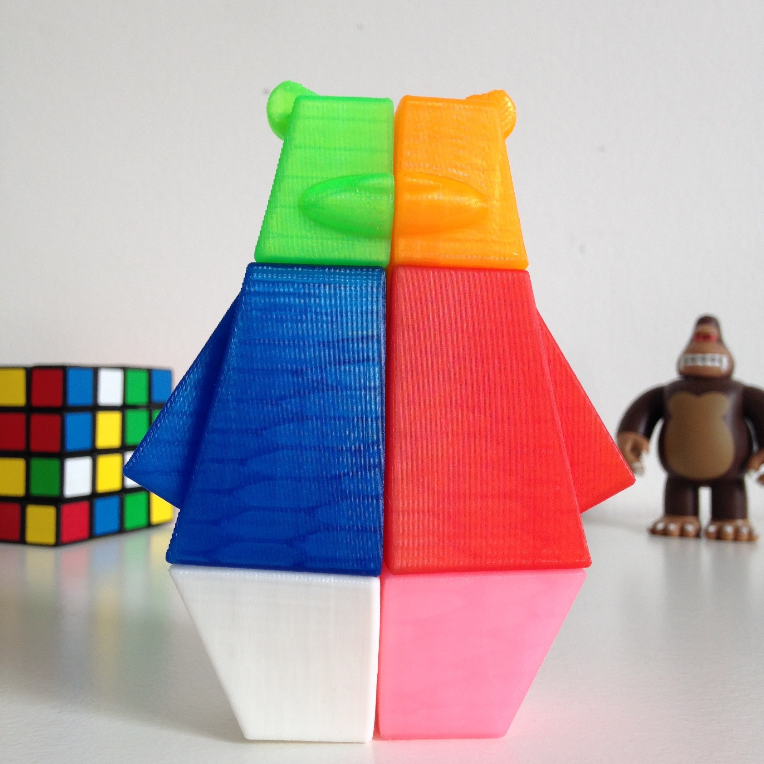 3D printer Ozo 1x2x3 Puzzle Ours • made with Flashforge Creator X・Cults