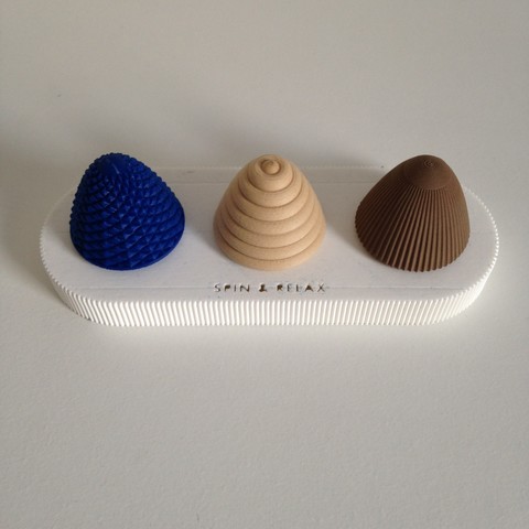 3D printed Spin&Relax - Set ・ Cults
