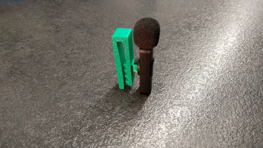 Free 3D file Portable microphone clip holder 🎤・3D printable design to ...