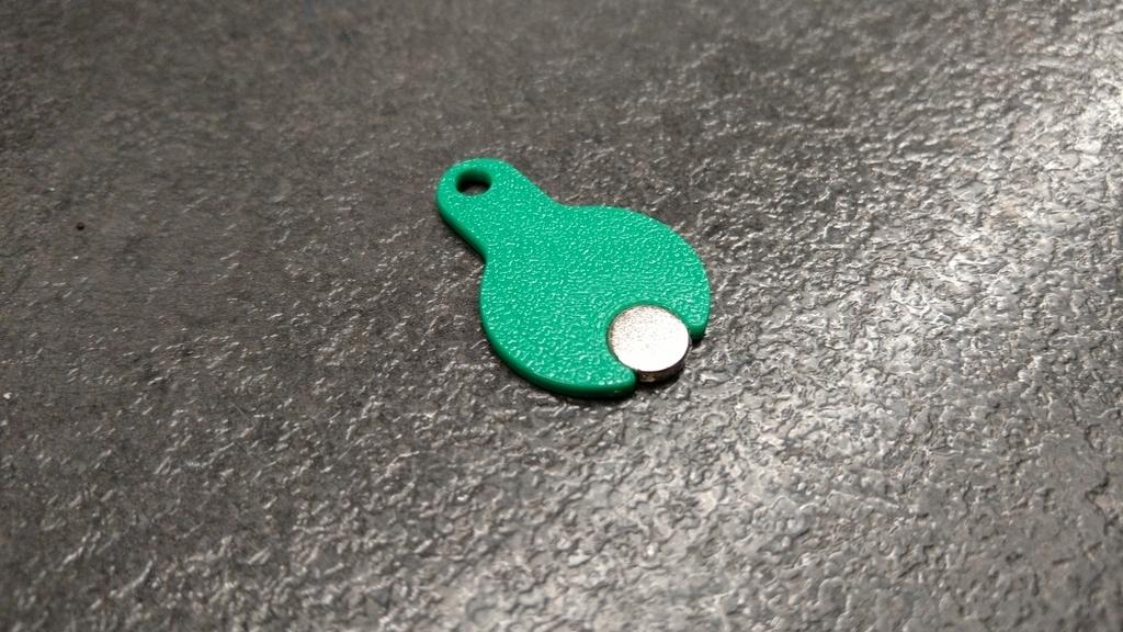 Free 3D file Magnetic key holder and shopping trolley token 2 in 1 tool ...