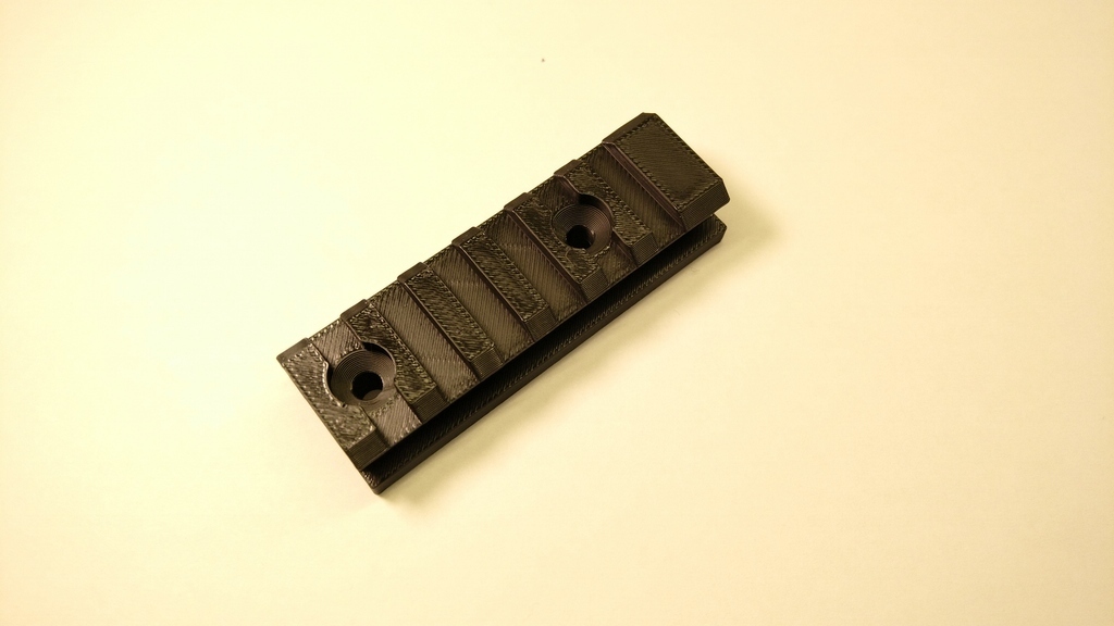 Free 3D file Picatinny rail 6 slots ⚽・3D print design to download・Cults