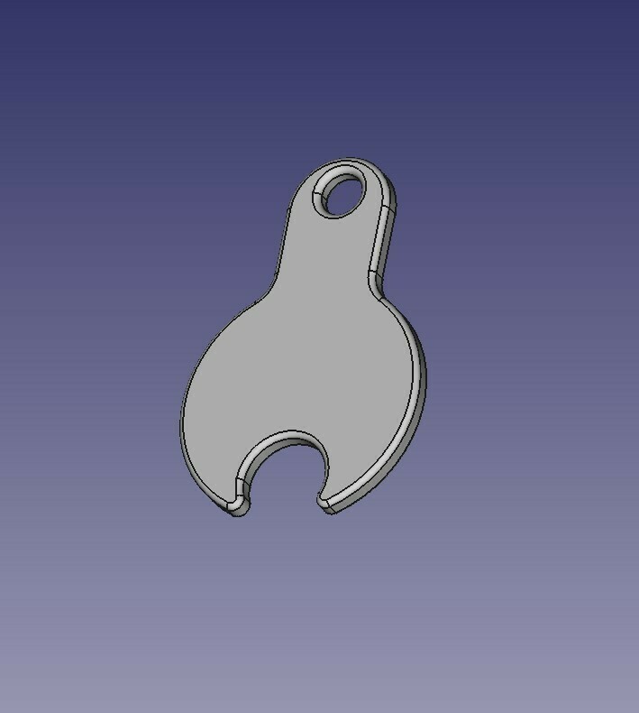 Free 3D file Magnetic key holder and shopping trolley token 2 in 1 tool ...